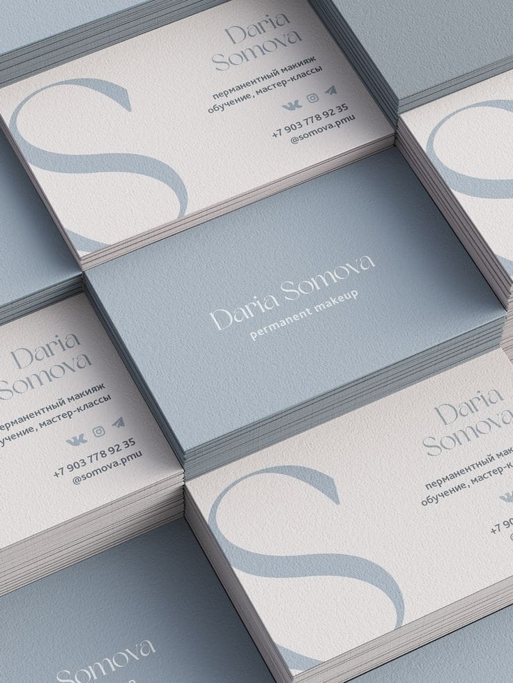 Kartu Nama Minimalis Untuk Profesional Keren - Uprint.id